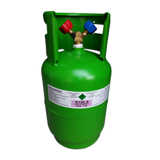 Gaz réfrigérant fréon R134A dans une bouteille rechargeable CE de 12 kg ...